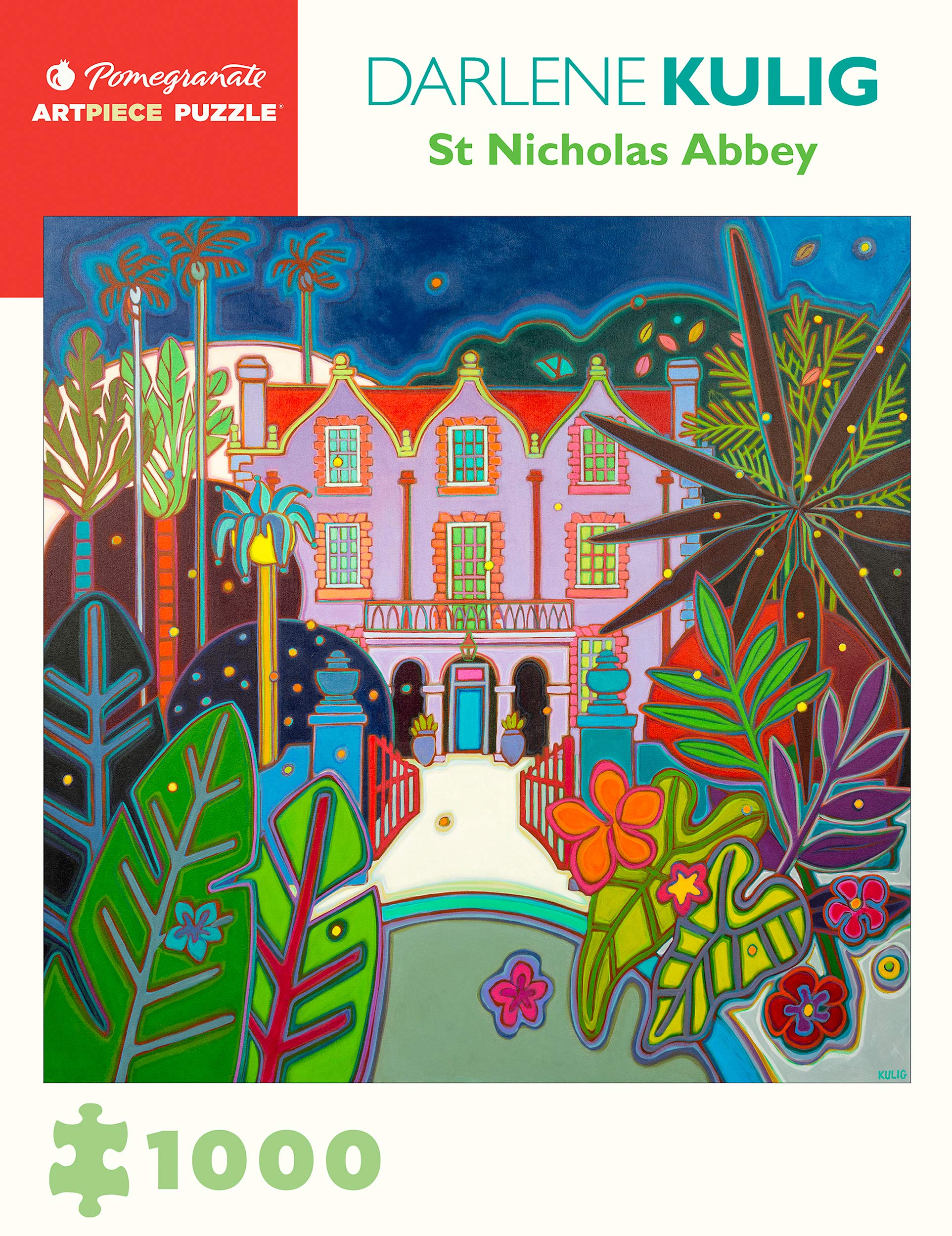 Darlene Kulig: St Nicholas Abbey 1000-Piece Jigsaw Puzzle (Pomegranate) 25" x 25"