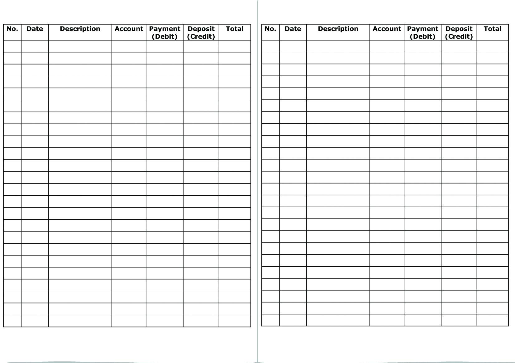 Accounting Ledger Book: Simple Accounting Ledger for Bookkeeping