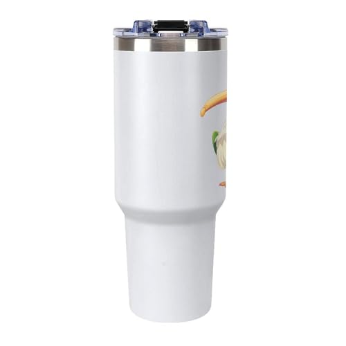 King Pelican Insulated Tumbler with Lid And Straw Stainless Steel Travel Coffee Mug 40oz Deep Blue-style