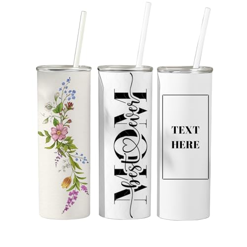 Custom Pet Picture Tumbler with Lid, Insulated Stainless Steel 20oz Personalized Photo Thermo Cup for Coffe and Travel Mug