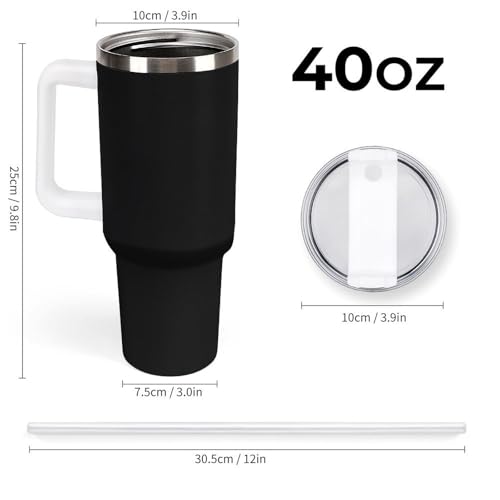 Armenian Flag Heart Tumbler with Handle Travel Mug Water Bottle Tea Coffee Cup White-style
