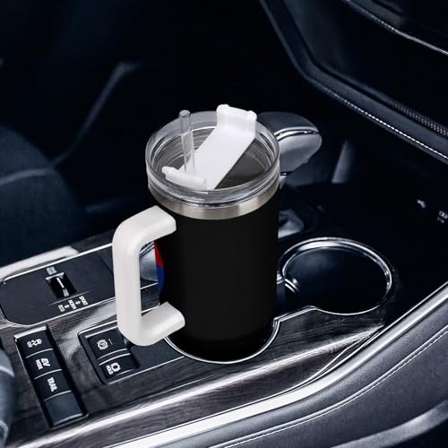 Armenian Flag Heart Tumbler with Handle Travel Mug Water Bottle Tea Coffee Cup White-style