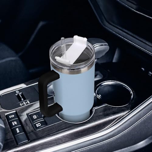 Three Elephants Laos 40OZ Tumbler Stainless Steel Travel Mug Water Bottle Car Cup Tea Cups with Lid Black-style