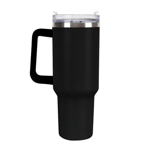 Pitbull Mom 40OZ Tumbler Stainless Steel Travel Mug Water Bottle Car Cup Tea Cups with Lid Black-style