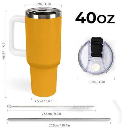 Black Cat with Octopus Tentacles Insulated Tumblers with Handle Stainless Steel Coffee Mug Funny Travel Cup with Lid Straw 40oz