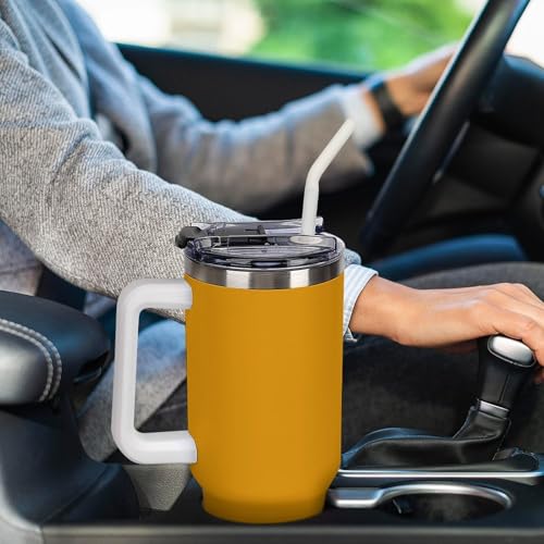 Black Cat with Octopus Tentacles Insulated Tumblers with Handle Stainless Steel Coffee Mug Funny Travel Cup with Lid Straw 40oz