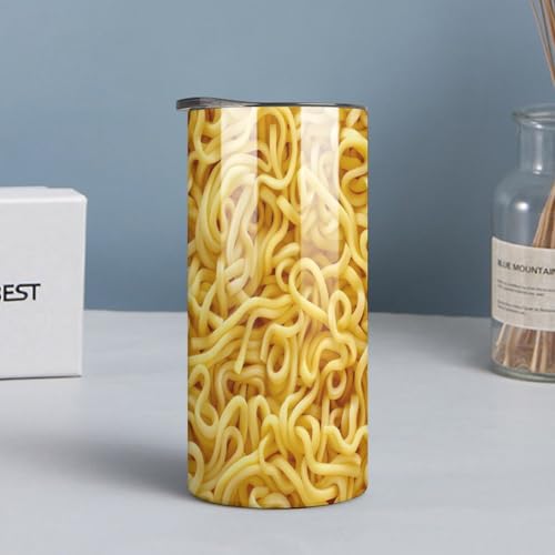 Instant Noodles Funny Coffee Mug Stainless Steel Travel Insulated Tumbler Double Wall Water Cup 10 Oz