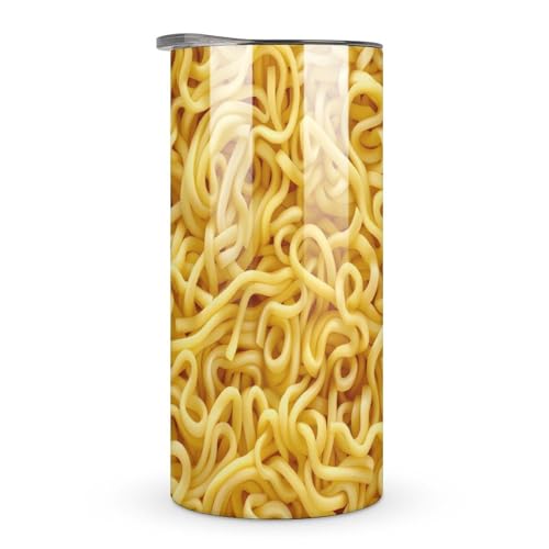 Instant Noodles Funny Coffee Mug Stainless Steel Travel Insulated Tumbler Double Wall Water Cup 10 Oz