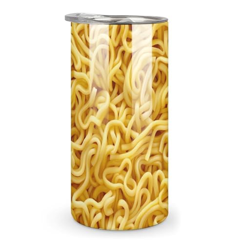 Instant Noodles Funny Coffee Mug Stainless Steel Travel Insulated Tumbler Double Wall Water Cup 10 Oz