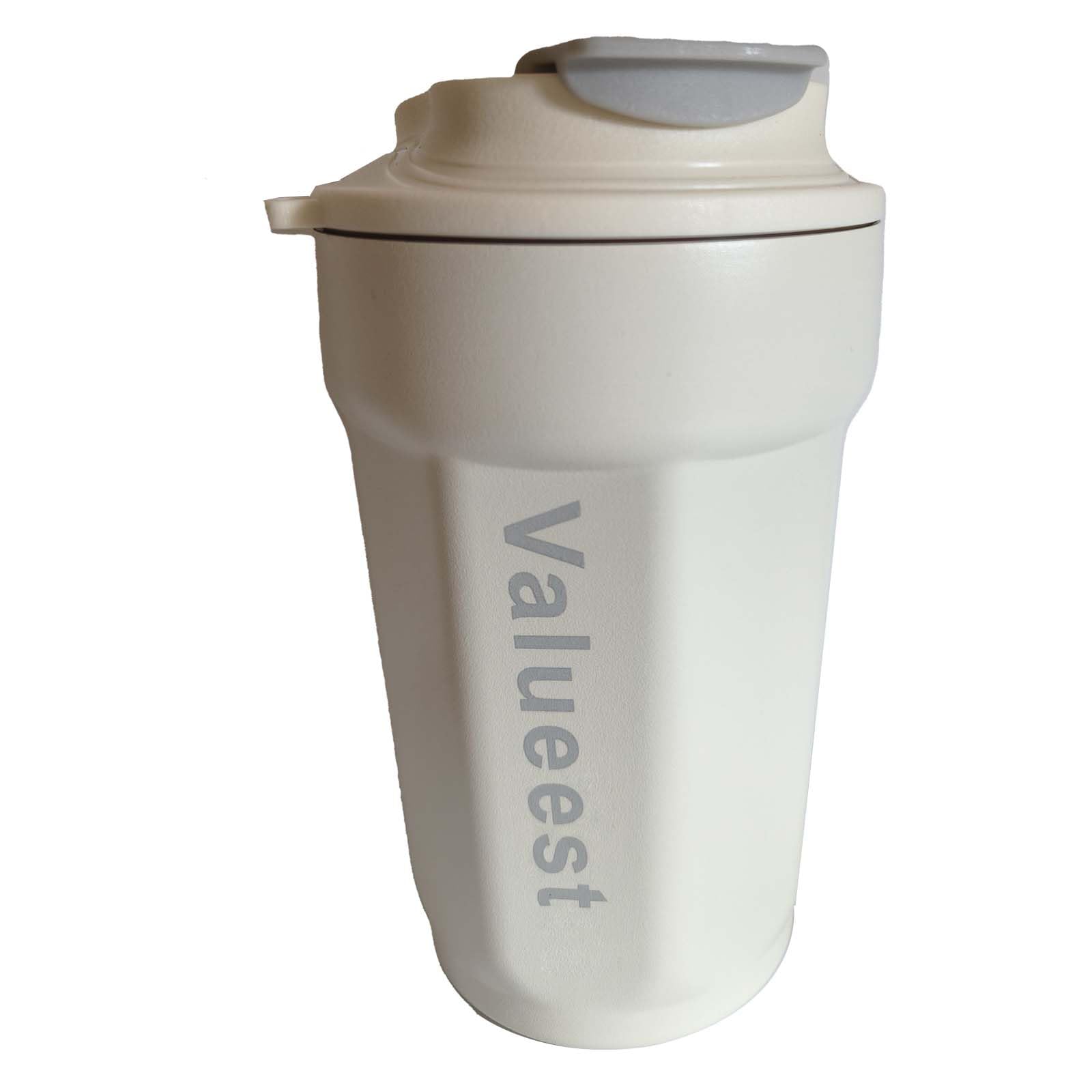 Valueest SmoothSip Slider Insulated Stainless Steel Coffee Tumbler, Reusable Iced Coffee Cup, Hot Coffee Travel Mug, BPA Free 20 oz