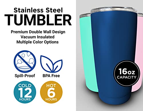 R and R Imports Poipu Hawaii Souvenir 24 oz White Insulated Stainless Steel Tumbler Turtle Design