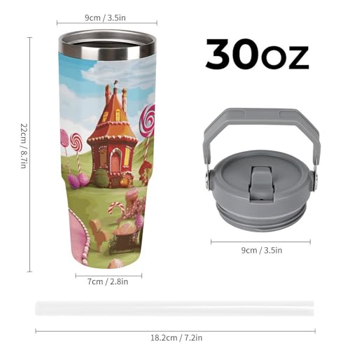 SYJTGDE Large Capacity Car Cup Candy Land_76682316 Fashionable Upgrade Car Cup Advanced And Beautiful Travel Cup