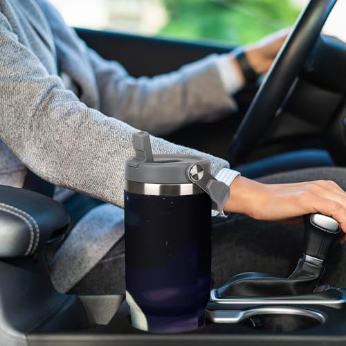 SYJTGDE Large Capacity Car Cup Polar Bears Northern Lights Fashionable Upgrade Car Cup Advanced And Beautiful Travel Cup