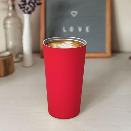 WANGZHAO red stripe. Print Double Wall Stainless Steel Vacuum Insulated Tumbler Cup Home Thermal Cup