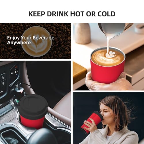 WANGZHAO red stripe. Print Double Wall Stainless Steel Vacuum Insulated Tumbler Cup Home Thermal Cup