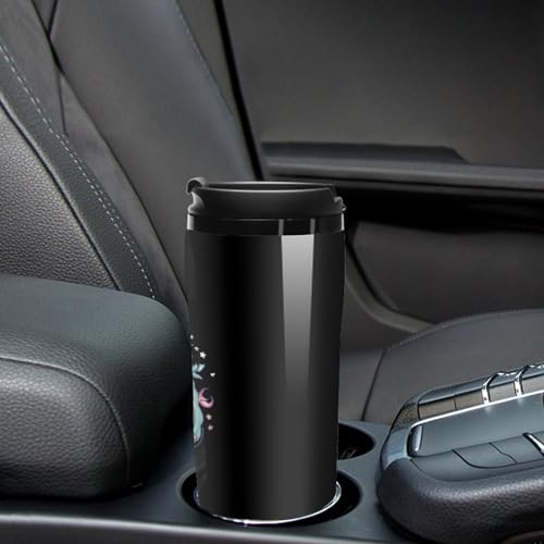 Un-icorn Mama Travel Coffee Mug Reusable Coffee Cup Tumbler with Lid for Outdoor 350ml