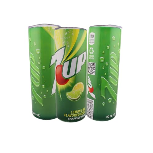 Alpha Custom Printing – Lemon Lime Soda Can Design 20oz Tumbler – A Refreshing Twist