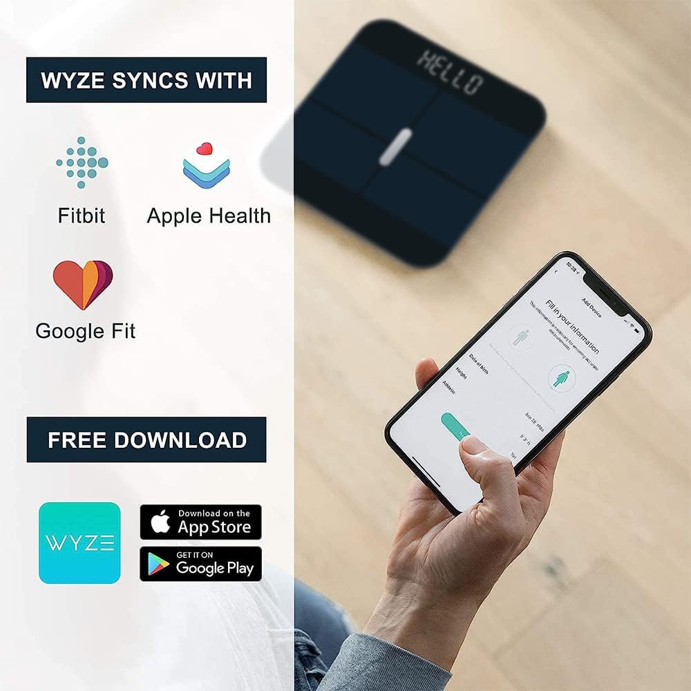 WYZE Smart Scale X Black & Cam Outdoor v2 Bundle