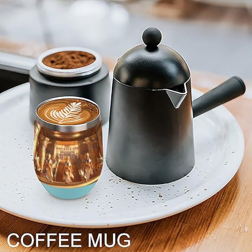 Ancient Egyptian Egypt Pyramids History Insulated Tumbler with Lid Stainless Steel Coffee Mug Cute Wine Tea Water Cup Green-style