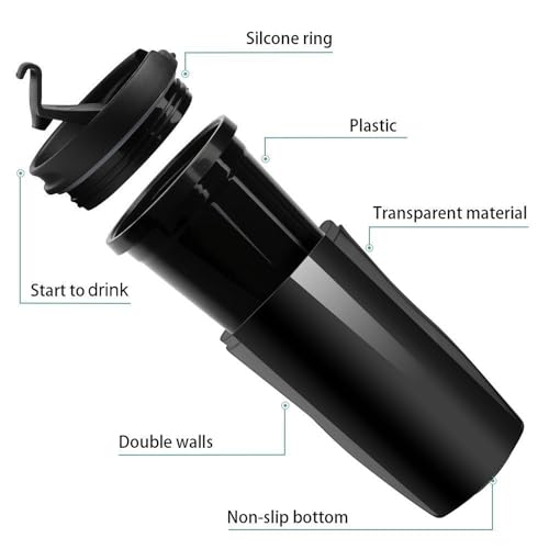 Usa Flag Ea-gle Golf Travel Coffee Mug Reusable Coffee Cup Tumbler with Lid for Outdoor 250ml