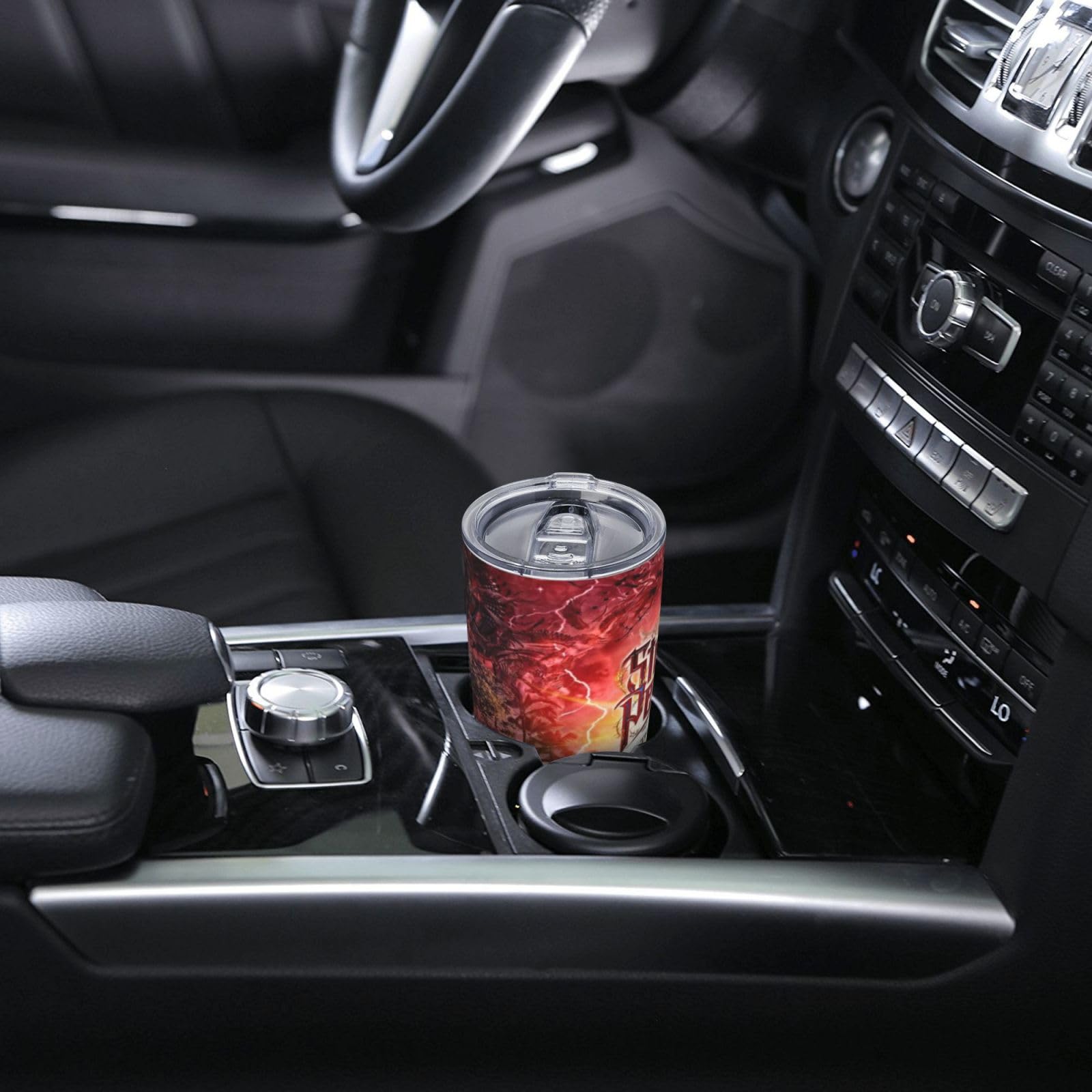 LAZHANG Steve Music Perry Stainless Steel Insulated Car Sippy Cup With Lid Travel Mug for Cold Hot 20 oz