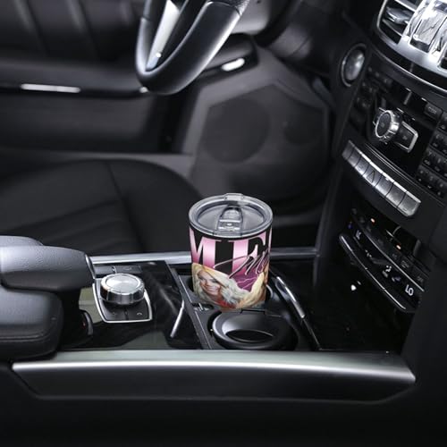 LAZHANG Megan Music Moroney Stainless Steel Insulated Car Sippy Cup With Lid Travel Mug for Cold Hot 20 oz