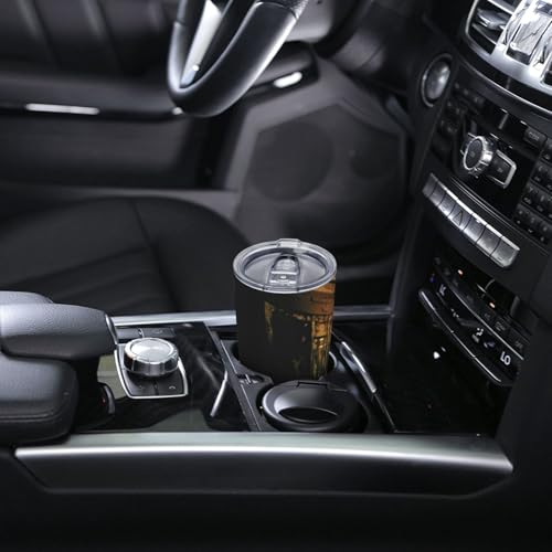 LAZHANG Keyshia Music Cole Stainless Steel Insulated Car Sippy Cup With Lid Travel Mug for Cold Hot 20 oz