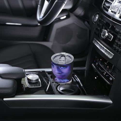 LAZHANG Mariah Music The Scientist Stainless Steel Insulated Car Sippy Cup With Lid Travel Mug for Cold Hot 20 oz