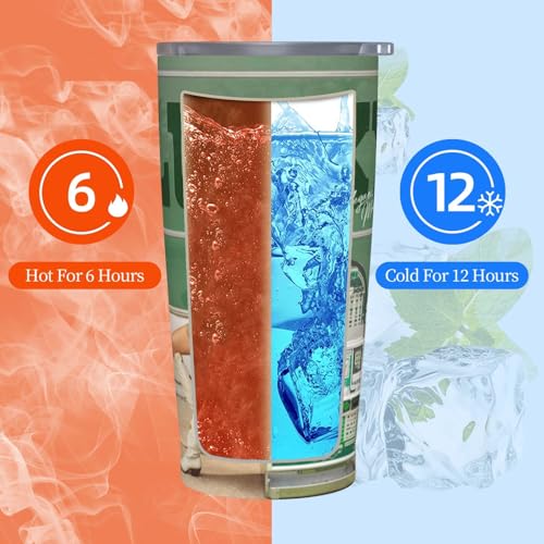 LAZHANG Megan Music Moroney Stainless Steel Insulated Car Sippy Cup With Lid Travel Mug for Cold Hot 20 oz