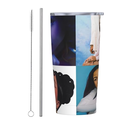 LAZHANG Mariah Music The Scientist Stainless Steel Insulated Car Sippy Cup With Lid Travel Mug for Cold Hot 20 oz