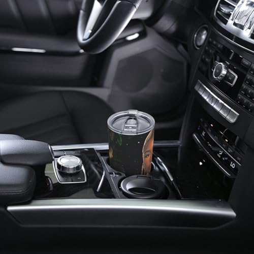 LAZHANG Victorias Music Monet Stainless Steel Insulated Car Sippy Cup With Lid Travel Mug for Cold Hot 20 oz