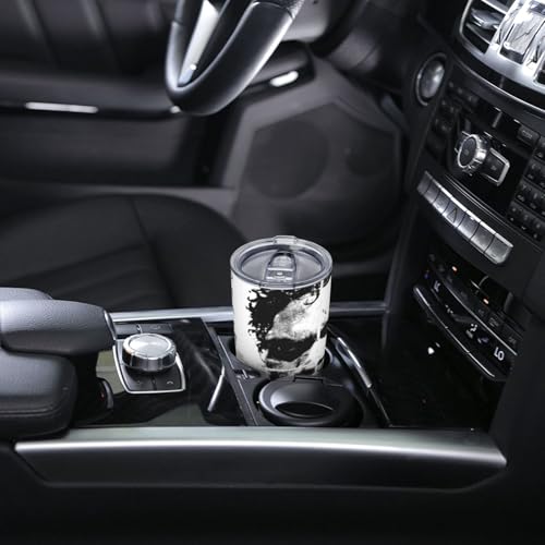 LAZHANG Death Rock Grips Music Stainless Steel Insulated Car Sippy Cup With Lid Travel Mug for Cold Hot 20 oz