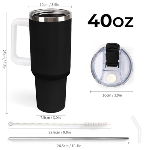 Red Archery Arrow Distressed Flag 40oz Water Bottle Double Wall Insulated Tumbler with Handle Leakproof Travel Mug White-style