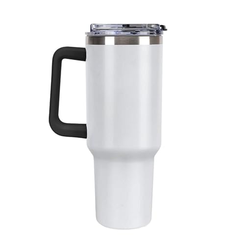 Belgian Map Flag 40oz Water Bottle Double Wall Insulated Tumbler with Handle Leakproof Travel Mug Black-style