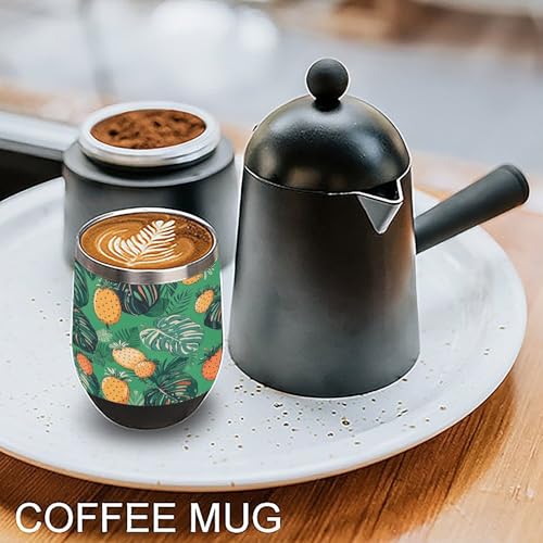 OPTKSNCU 304 Stainless Steel Insulated Cup with Lid, Tropical Scent Print Durable, And Easy to Clean β Ideal for Home, Office, And Gift Giving