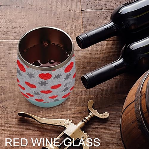 OPTKSNCU 304 Stainless Steel Insulated Cup with Lid, Dog Claw Love Print Print Durable, And Easy to Clean β Ideal for Home, Office, And Gift Giving