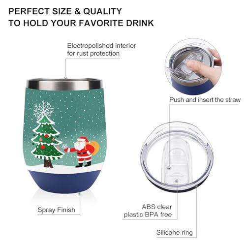 OPTKSNCU 304 Stainless Steel Insulated Cup with Lid, Catch A Snowflake Print Durable, And Easy to Clean β Ideal for Home, Office, And Gift Giving
