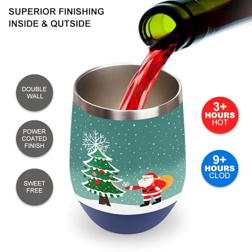 OPTKSNCU 304 Stainless Steel Insulated Cup with Lid, Catch A Snowflake Print Durable, And Easy to Clean β Ideal for Home, Office, And Gift Giving