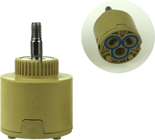 Water Knockout Drum Faucet Valve,Mixer Tap Cartridge,Replacement Tap valves,35mm/40mm Ceramic Disk Cartridge,Ceramic for Single Handle Kitchen Bathroom Faucet Part, Ceramic Faucet Valve,