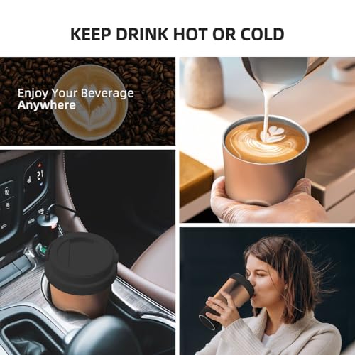 WANGXUEE African Elephant Print 500ml Stainless Steel Travel Tumbler Double Wall Vacuum Insulated Coffee Mug