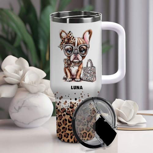Personalized Dog Tumber with American Pit Bull Terrier Dog’s Name – Custom Cup for Dog Moms, Ideal Gift for Mother's Day, Birthdays & Christmas 9HoHIm