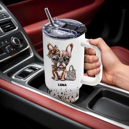 Personalized Dog Tumber with American Pit Bull Terrier Dog’s Name – Custom Cup for Dog Moms, Ideal Gift for Mother's Day, Birthdays & Christmas 9HoHIm