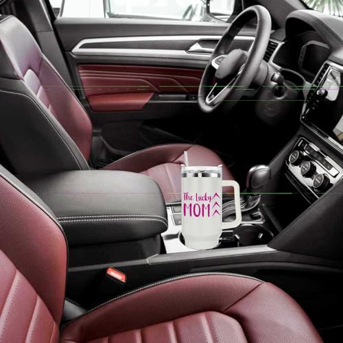 One Lucky Mom Tumblers Coffee For Boyfriend