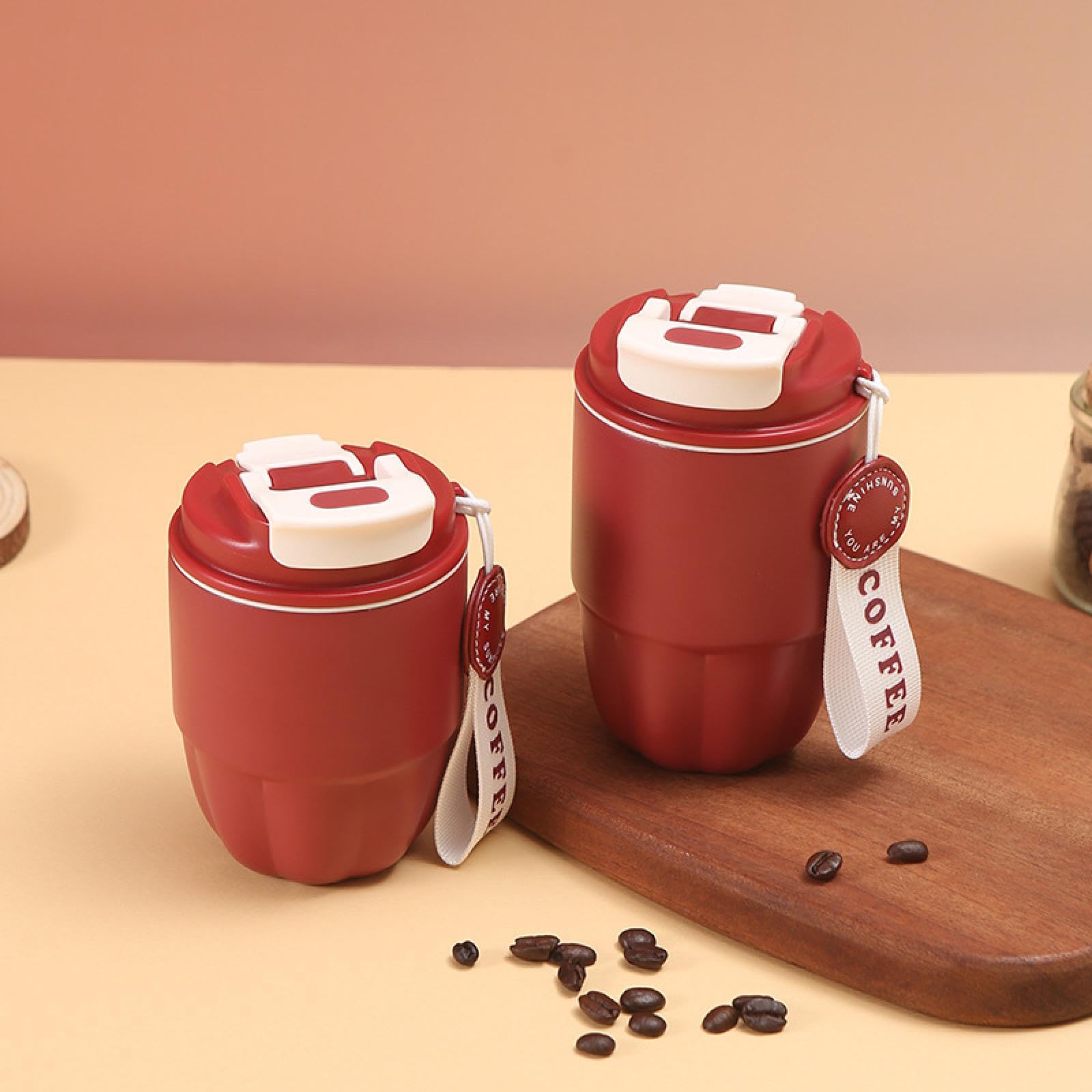 Vacuum Cup，Stainless Steel Mini Coffee Cup，10.8 Oz Small Capacity Double Drinking Cup，Suitable for Both Cold and Hot Drinks, Carried During Travel