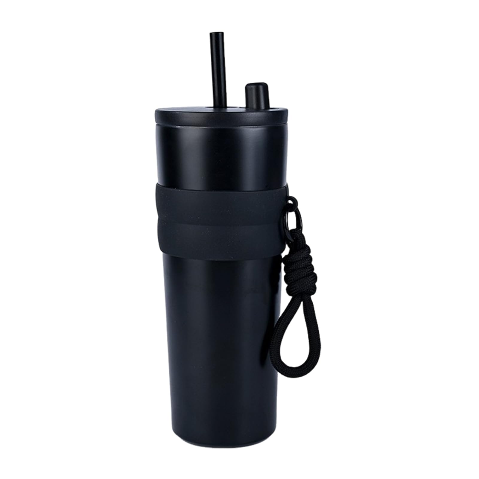cdar Stainless Steel Coffee Cup 710ml Double-layer Insulated Coffee Mug Tumbler Travel Flask Hot Cold Water Bottle Car Vacuum Flask Black