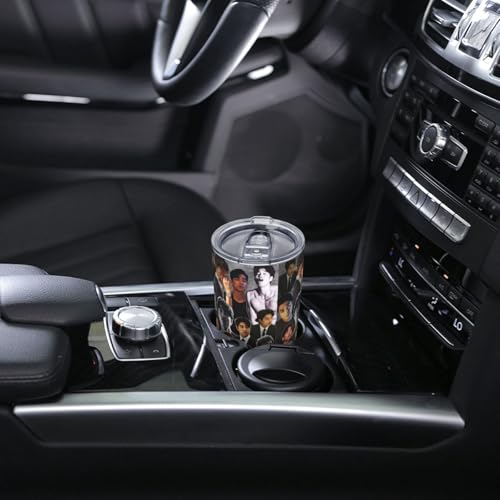 OAEWRE Gong Actors Yoo Stainless Steel Mug Insulated Tumbler Coffee Mugs with Lids and Straw Double Wall Vacuum Cup 20oz