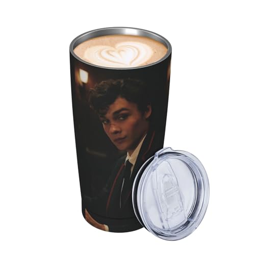 OAEWRE Benjamin Actors Wadsworth Stainless Steel Mug Insulated Tumbler Coffee Mugs with Lids and Straw Double Wall Vacuum Cup 20oz