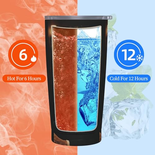 OAEWRE Benjamin Actors Wadsworth Stainless Steel Mug Insulated Tumbler Coffee Mugs with Lids and Straw Double Wall Vacuum Cup 20oz
