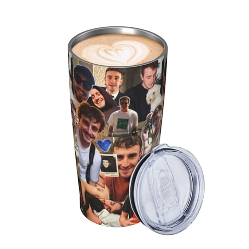 OAEWRE Paul Actors Mescal Stainless Steel Mug Insulated Tumbler Coffee Mugs with Lids and Straw Double Wall Vacuum Cup 20oz