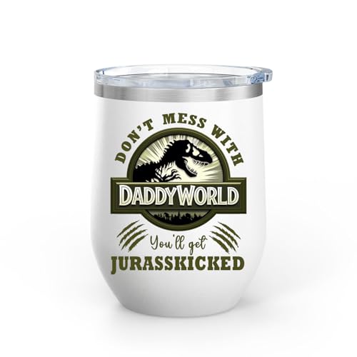 DaddyWorld Tumbler, #1 Daddy Nutrition Facts Tumblers, Perfect Father’s Day or Birthday Gift